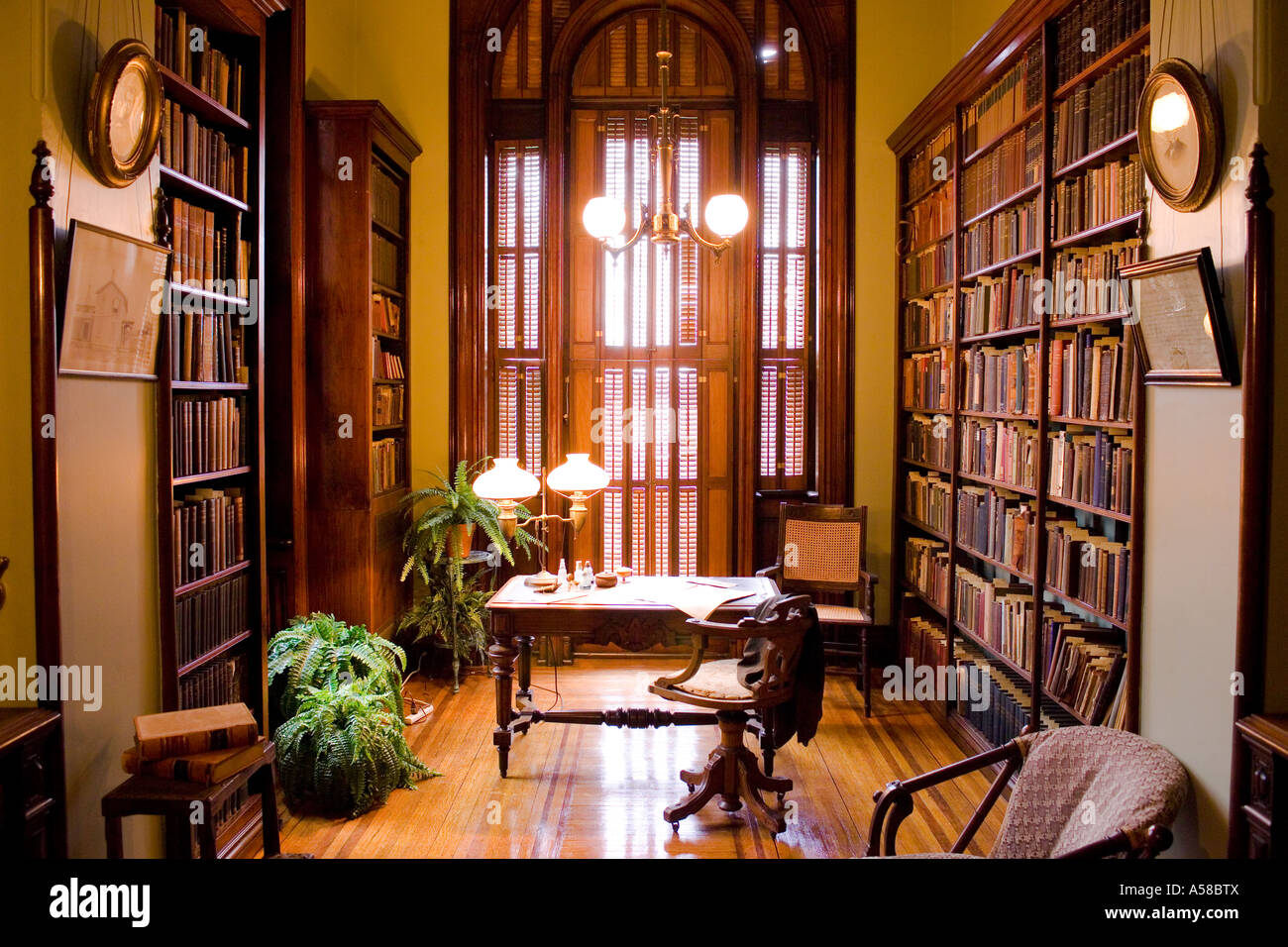 David Davis Mansion State Historic Site in Bloomington Illinois Stock ...