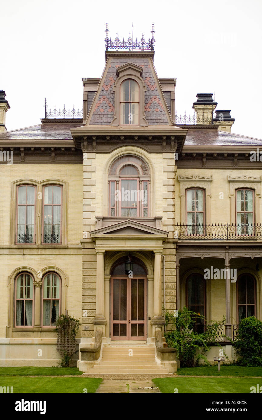 David Davis Mansion State Historic Site in Bloomington Illinois Stock ...