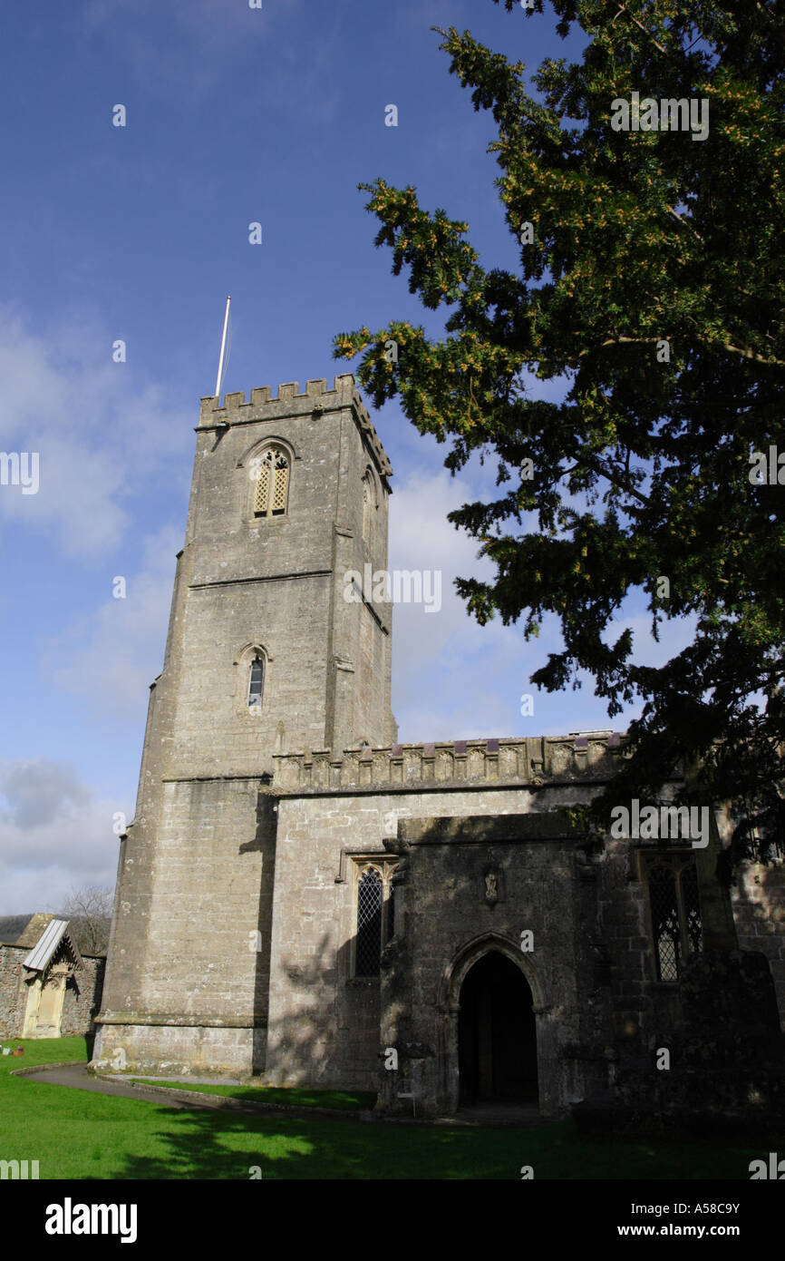 The Church of St Michael and All Angels in Dinder village Somerset ...