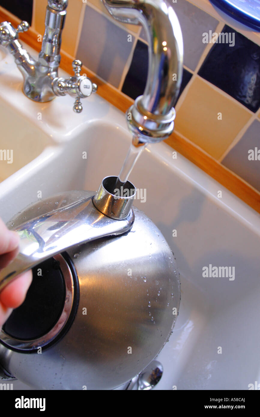 Filling kettle with water hi-res stock photography and images - Alamy