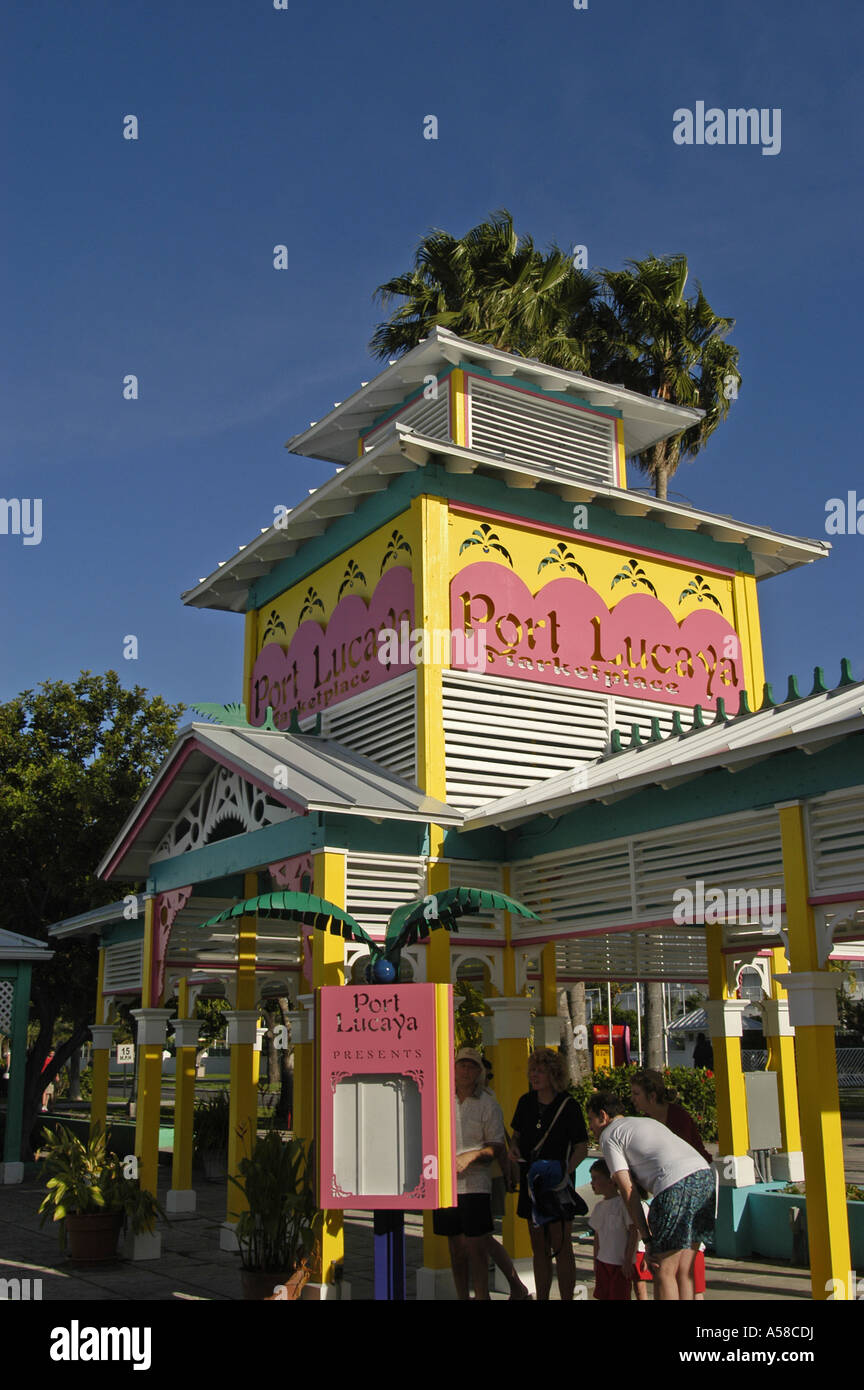 Grand Bahama Island Port Lucaya sign Bahamas Islands Stock Photo - Alamy