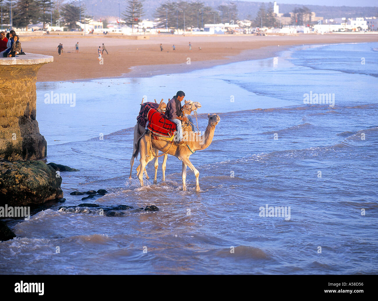 Morocco, Essaouira, Beach Stock Photo - Alamy