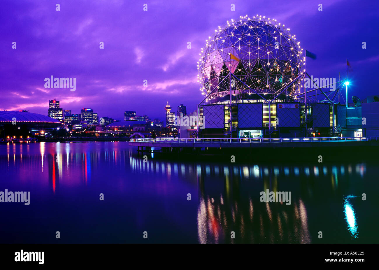 Science world night hi-res stock photography and images - Alamy