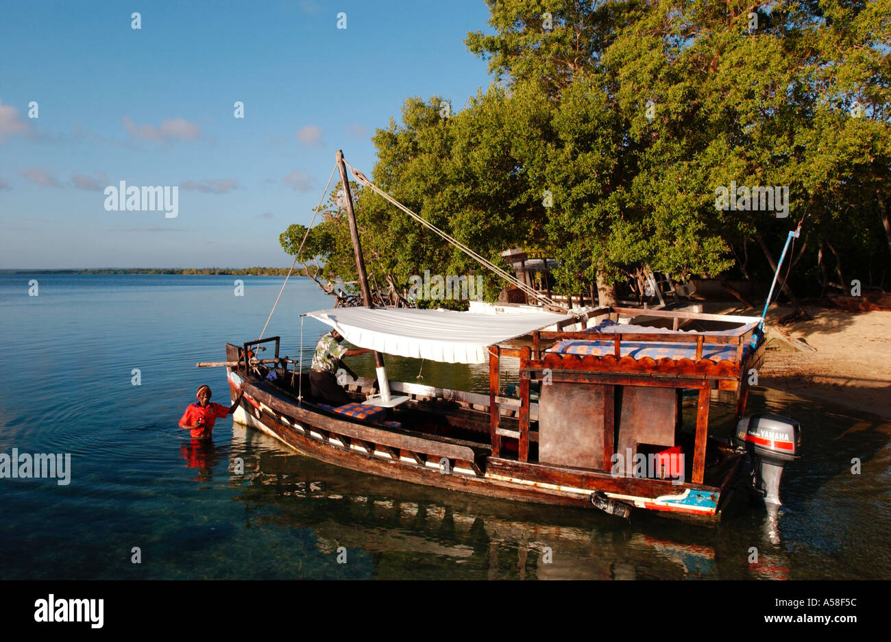 Sabaki River, Boat Stock Photo - Alamy