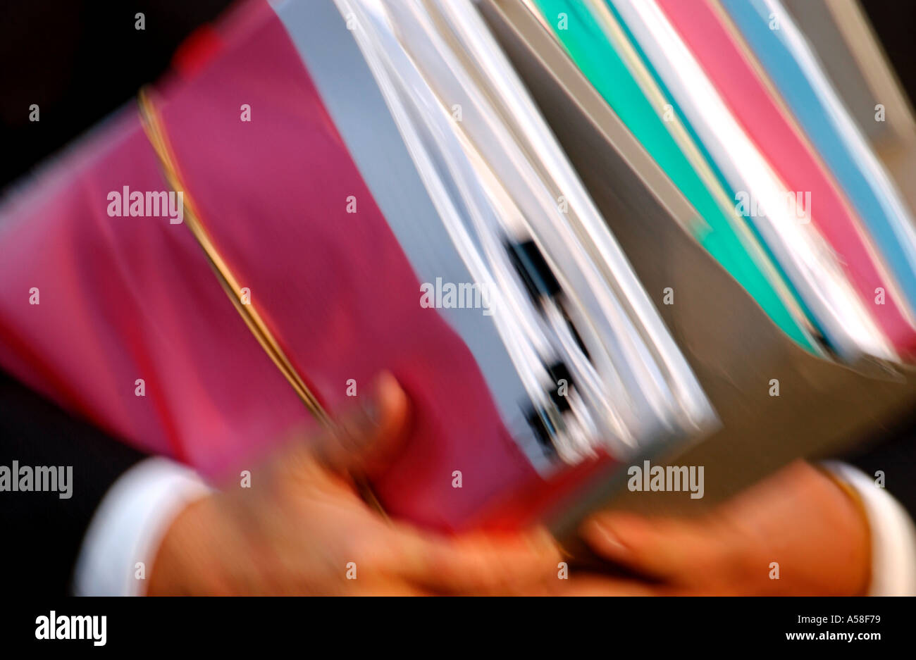 Business man carrying papers hi-res stock photography and images - Alamy