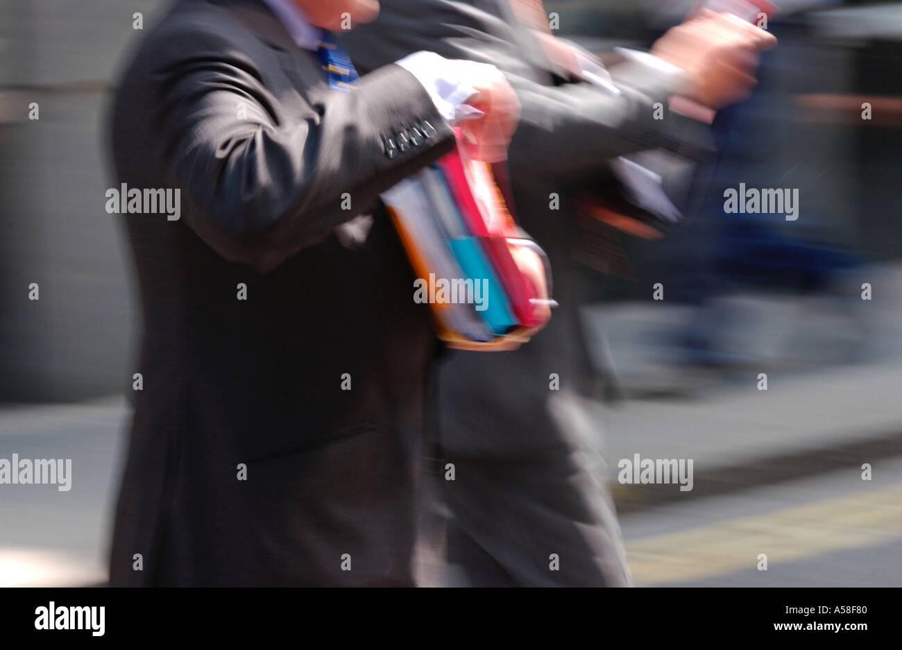 Carrying Files And Paperwork Stock Photo - Alamy