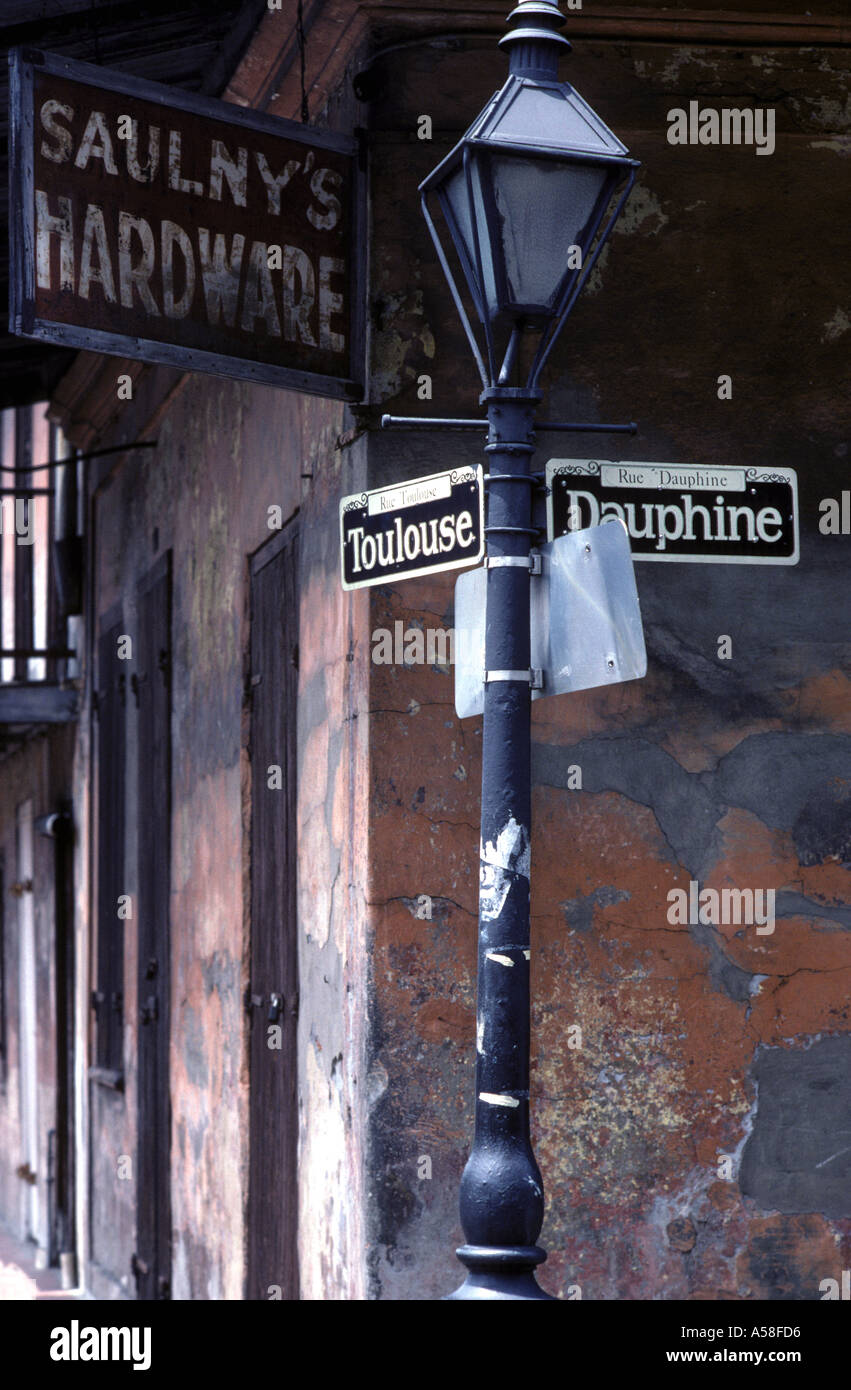 Street Signs New Orleans Louisiana Stock Photo - Alamy
