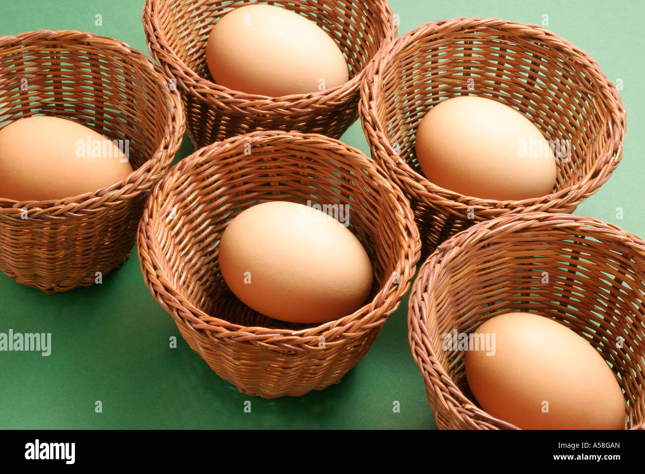 Eggs baskets hi-res stock photography and images - Alamy