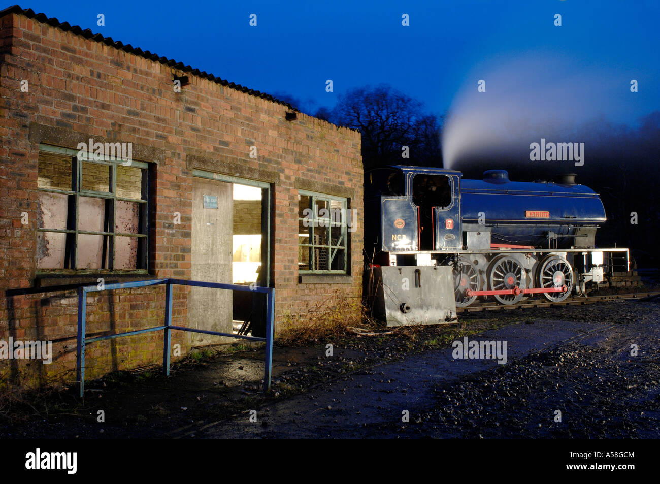 Train railway railroad heritage england foxfield station colliery ...