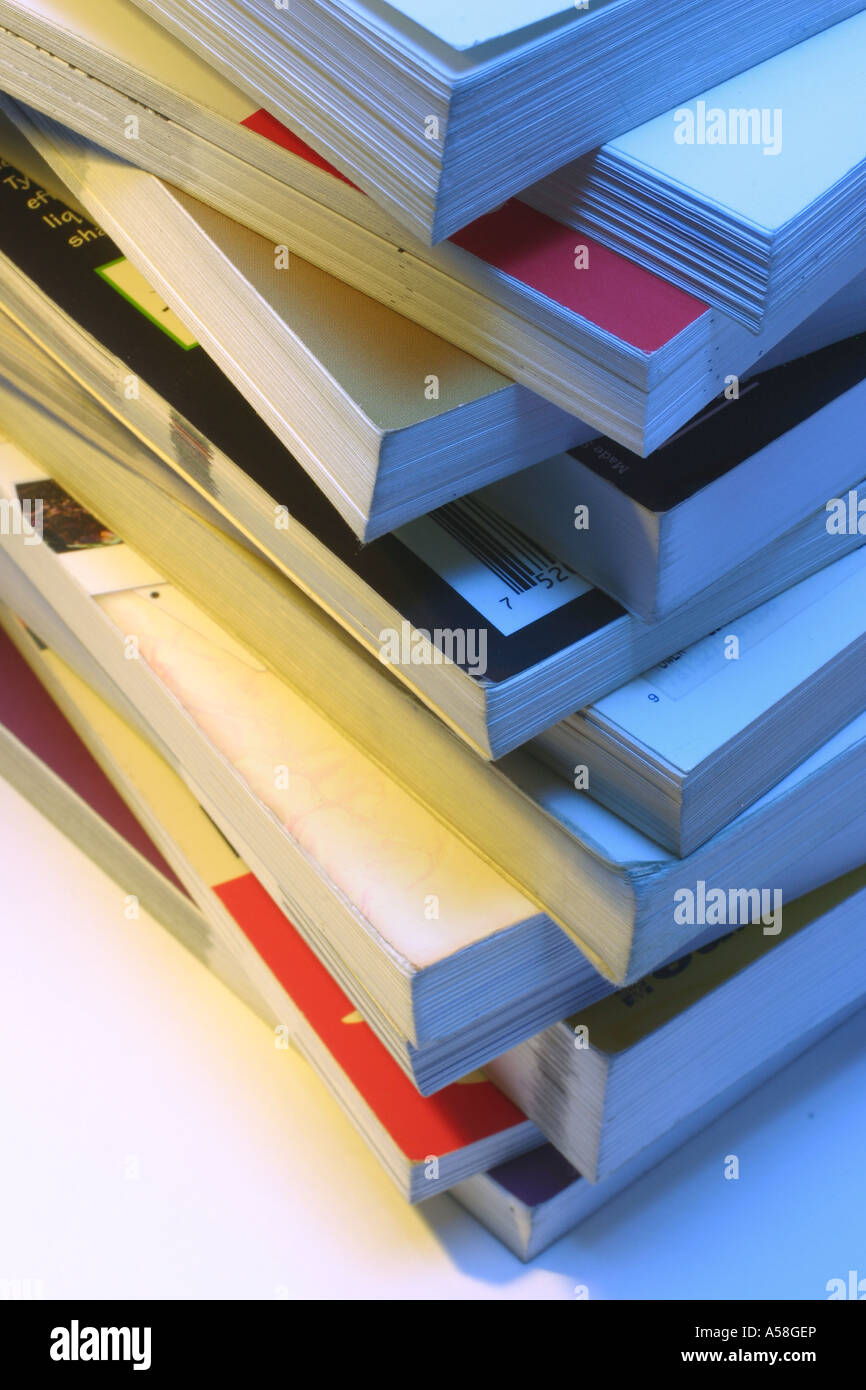 Stack of Books Stock Photo - Alamy