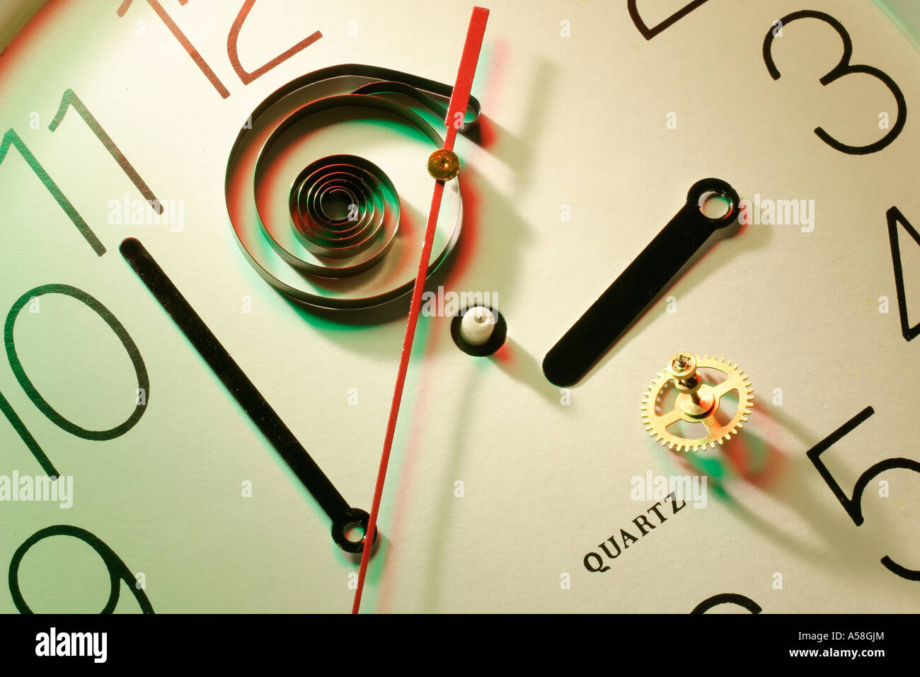 Clock and Clock Parts Stock Photo - Alamy