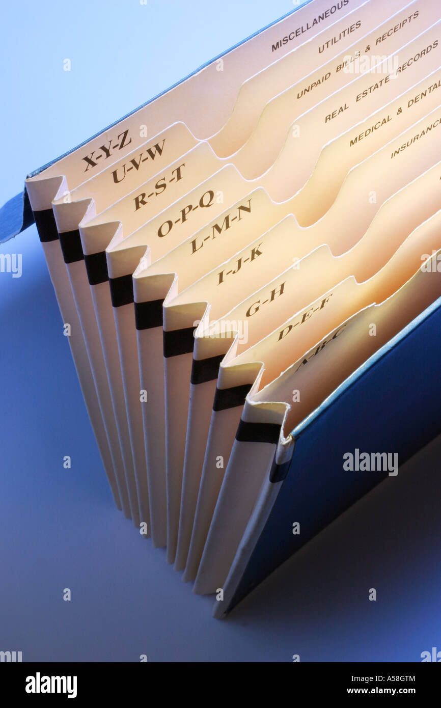 Filing System High Resolution Stock Photography and Images - Alamy