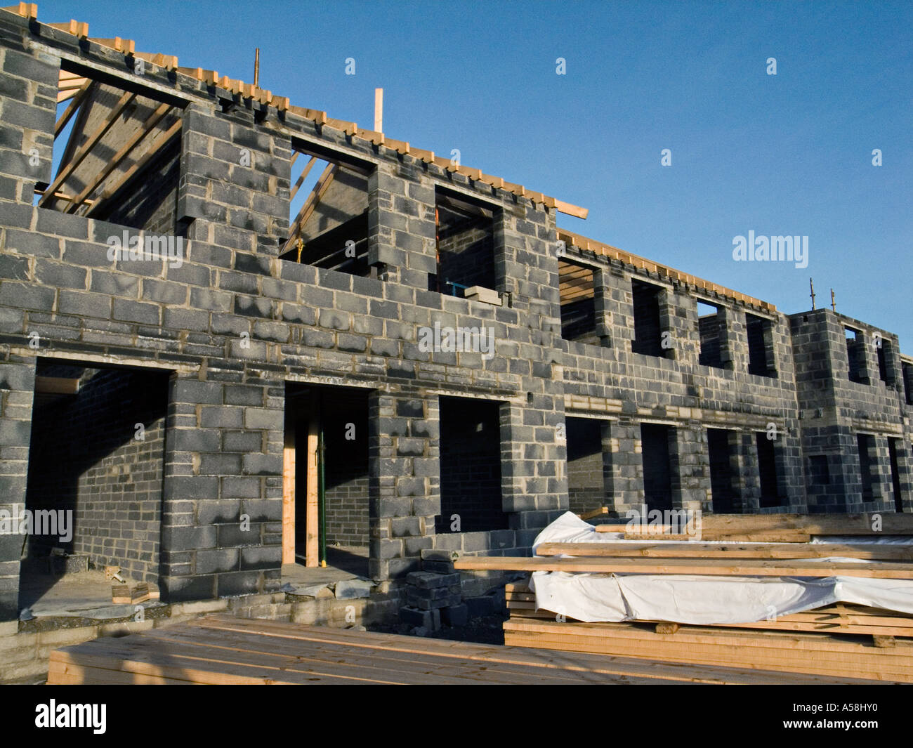 Houses under construction in Dublin, Ireland Stock Photo - Alamy