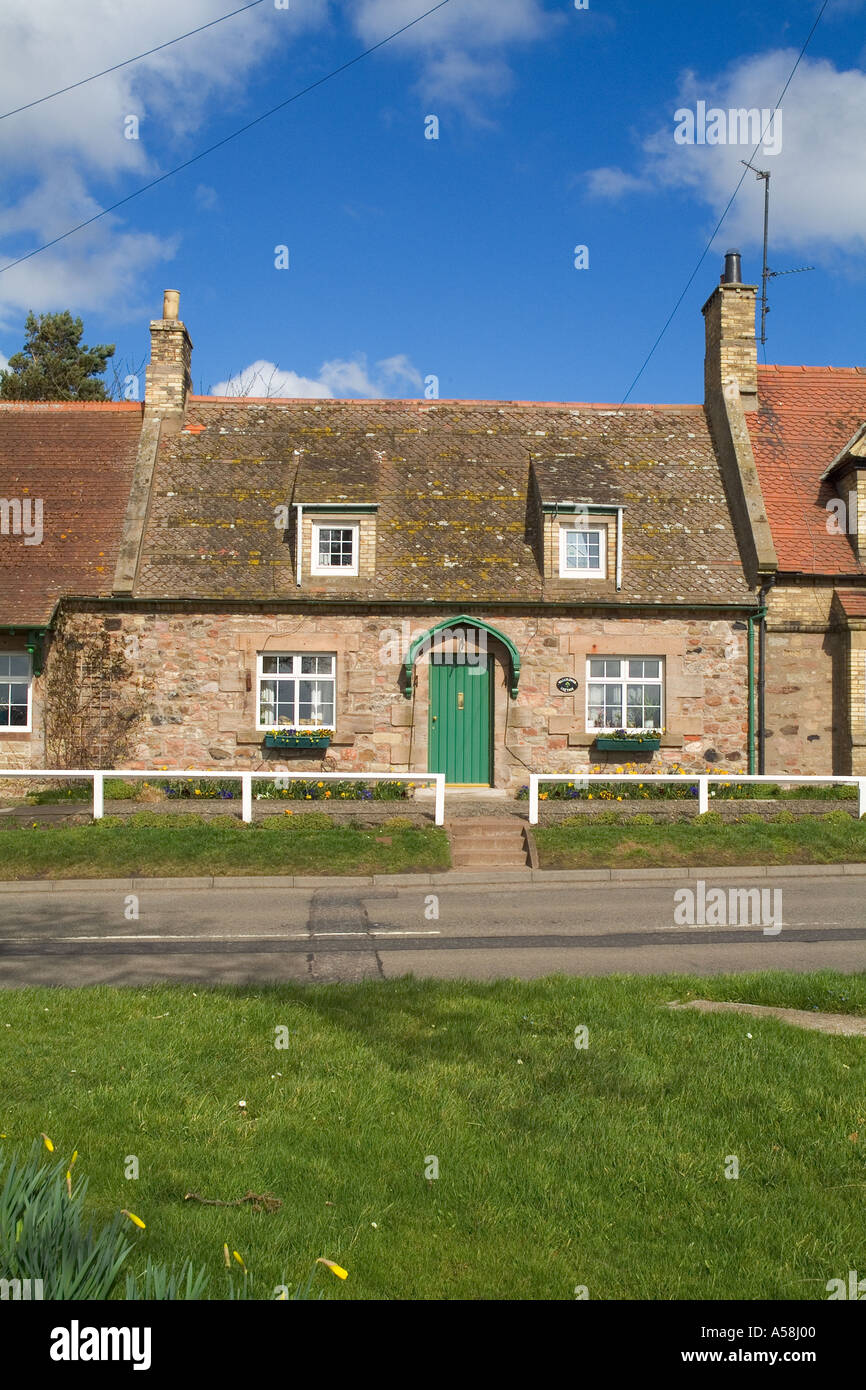dh Rural terraced Cottage FOULDEN VILLAGE BORDERS SCOTLAND Scottish ...