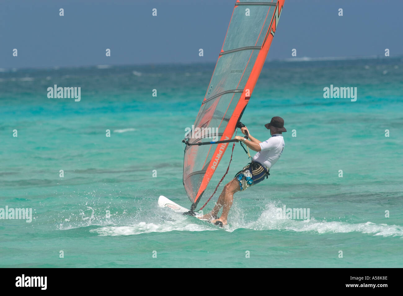 Wind surfing beach hi-res stock photography and images - Alamy