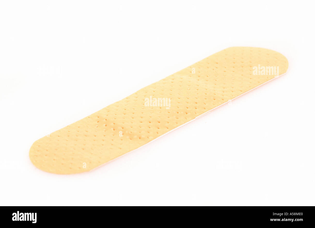 Sticking plaster on white background Stock Photo - Alamy