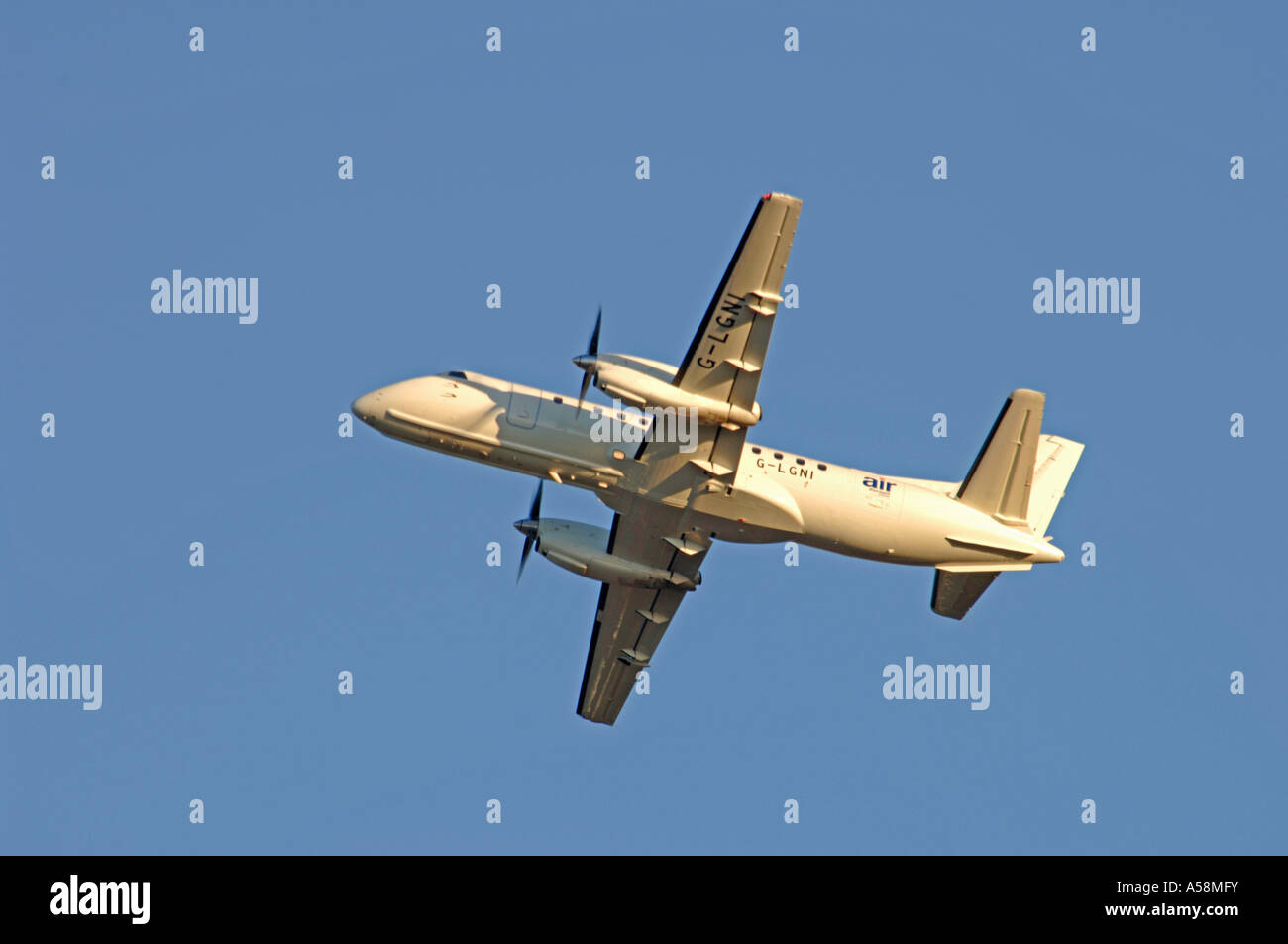 Saab SF.340B Turbo Prop Passenger Aircraft owned by Flybe operated by ...