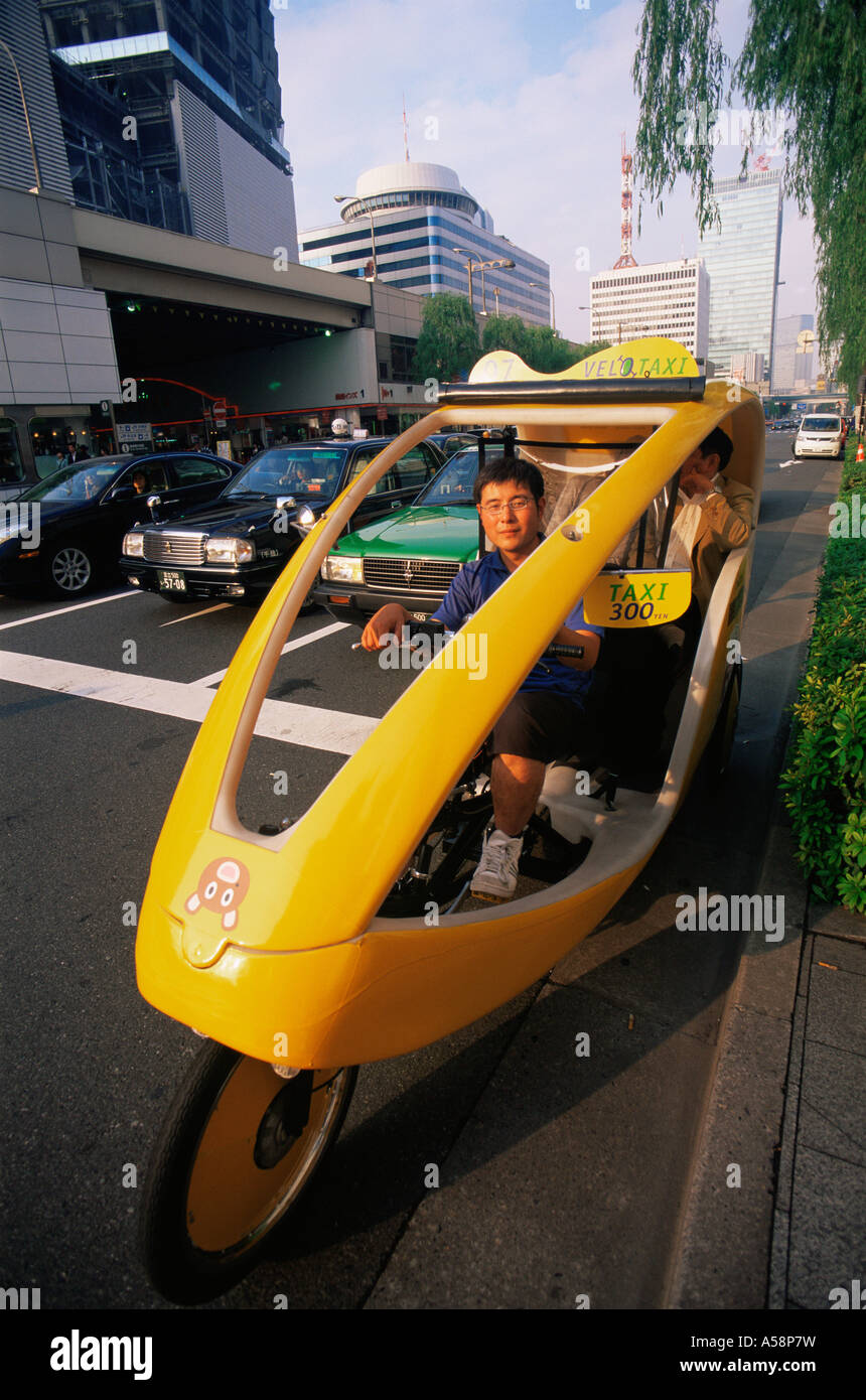 Japan, Tokyo, Ginza, Pedicab Stock Photo - Alamy