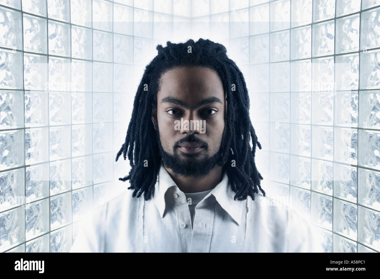 Portrait of man with dreadlocks Stock Photo - Alamy