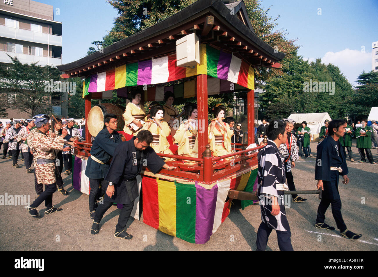 Japan, Tokyo, Parade Scene, Jidai Matsuri Festival, Sensoji Temple ...
