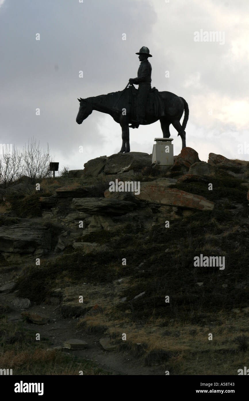 SCULPURE the Horseman Stock Photo - Alamy