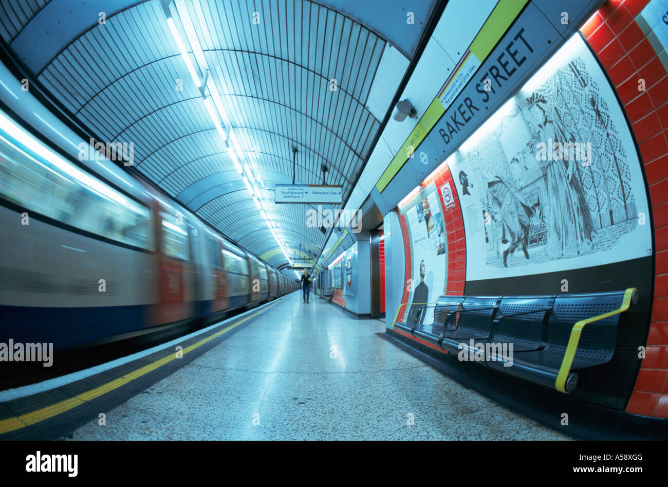 England London Baker Street Subway High Resolution Stock Photography ...