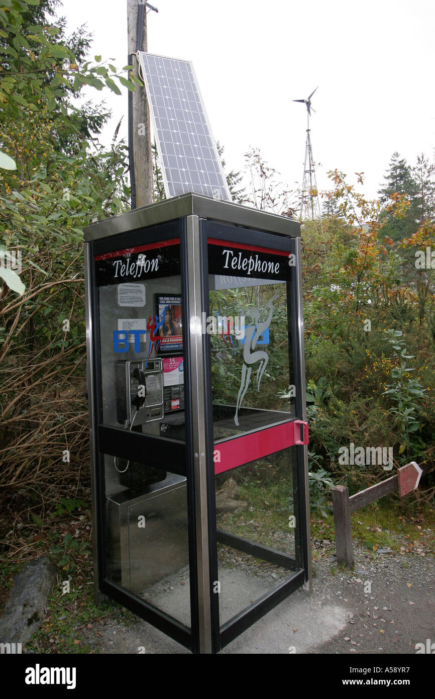Telephone box powered solar panel High Resolution Stock Photography and ...