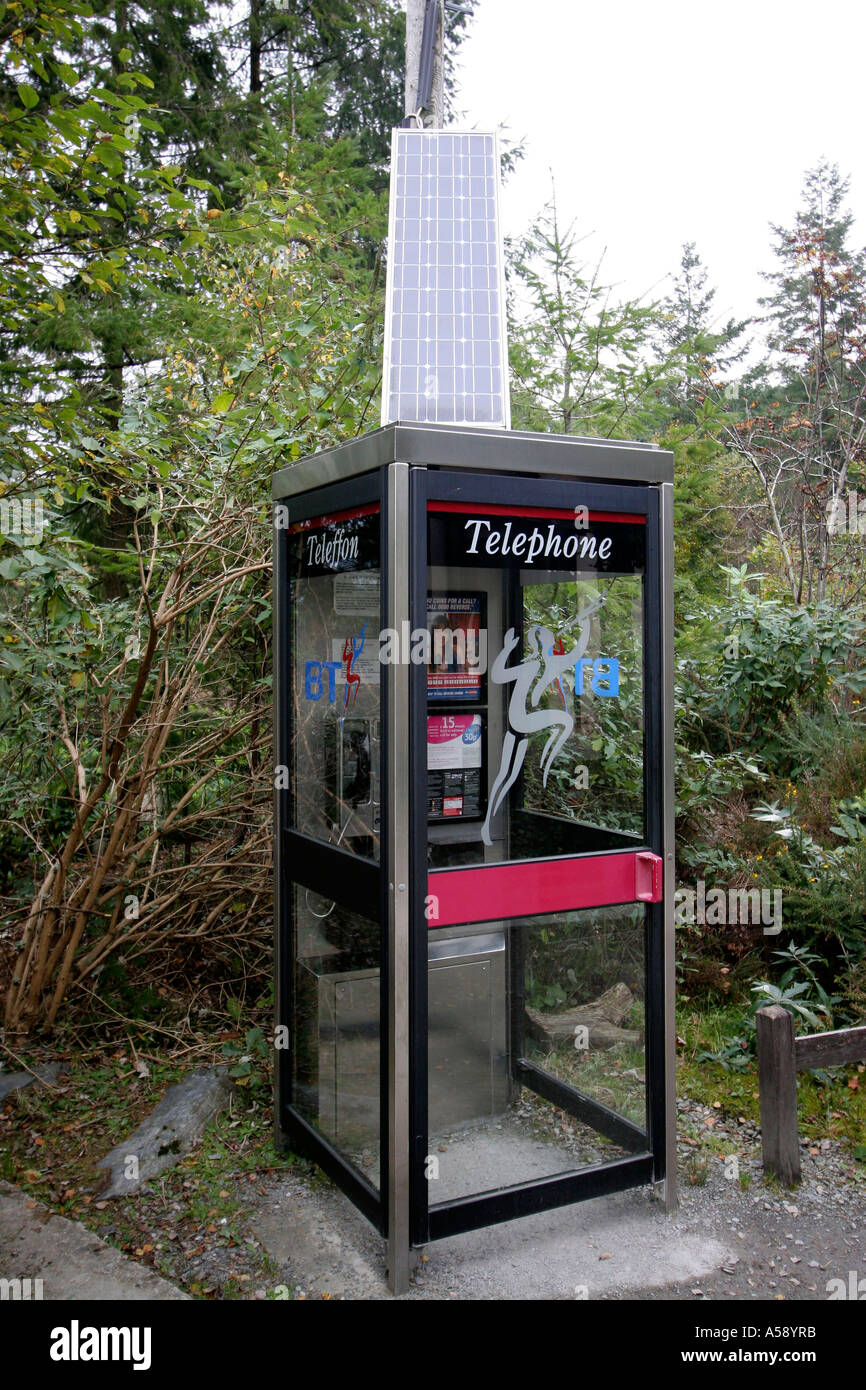 Telephone box powered solar panel High Resolution Stock Photography and ...