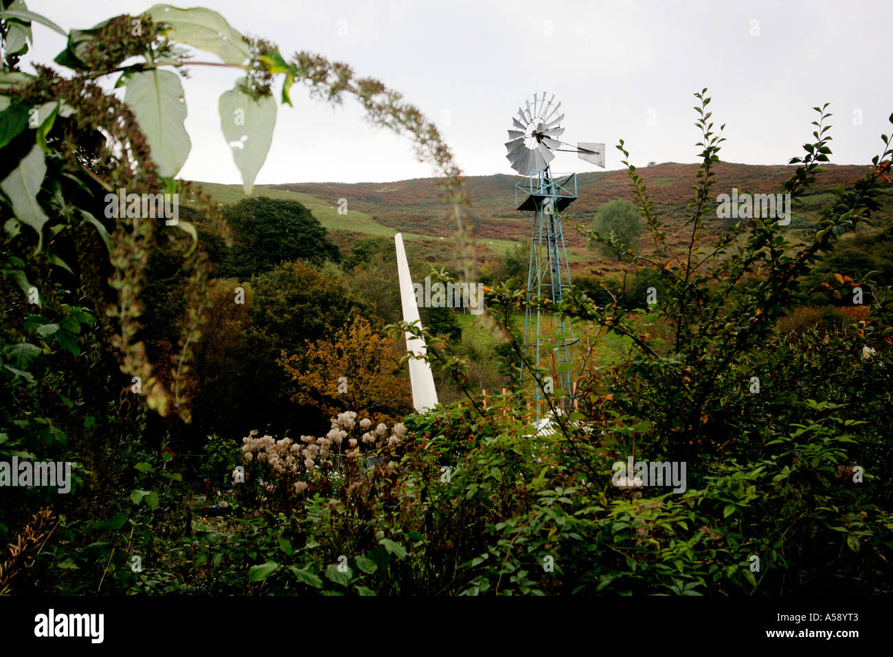 Wind Turbine National Centre for Alternative Technology Machynlleth Mid ...