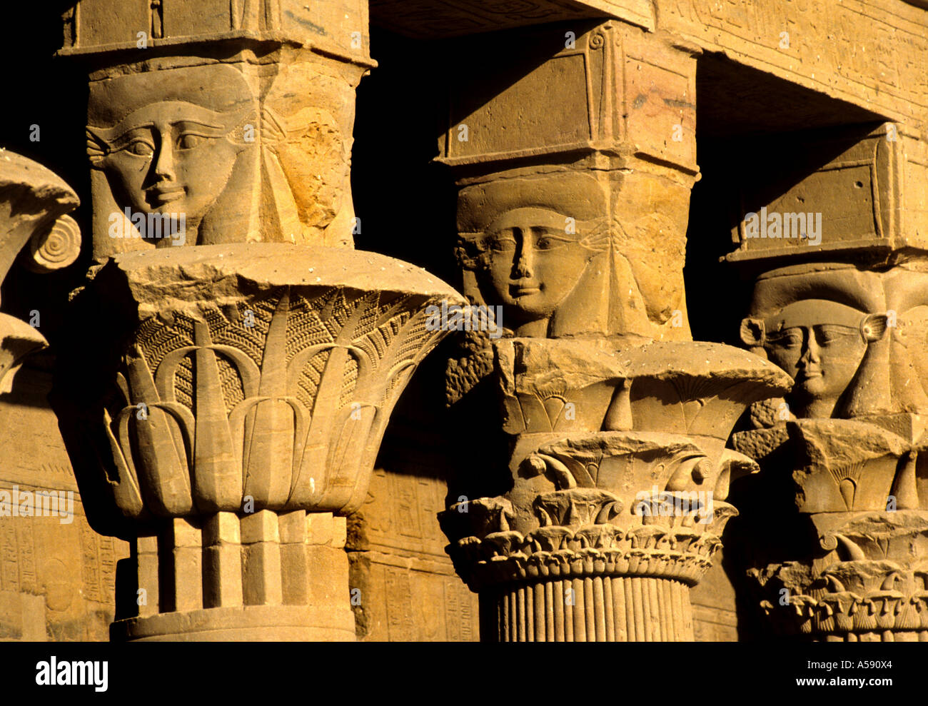 Temple of Philae the temple complex of Isis on the Island of Philae ...