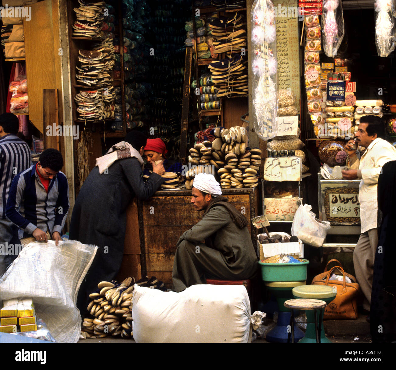 Khan el Khalili Islamic Cairo Egypt Bazaar Souk The souk dates back to ...