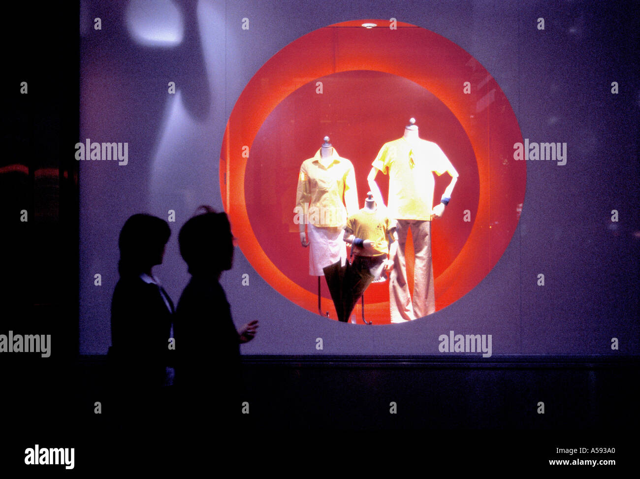 Japan Tokyo Shop window in Ginza Stock Photo - Alamy