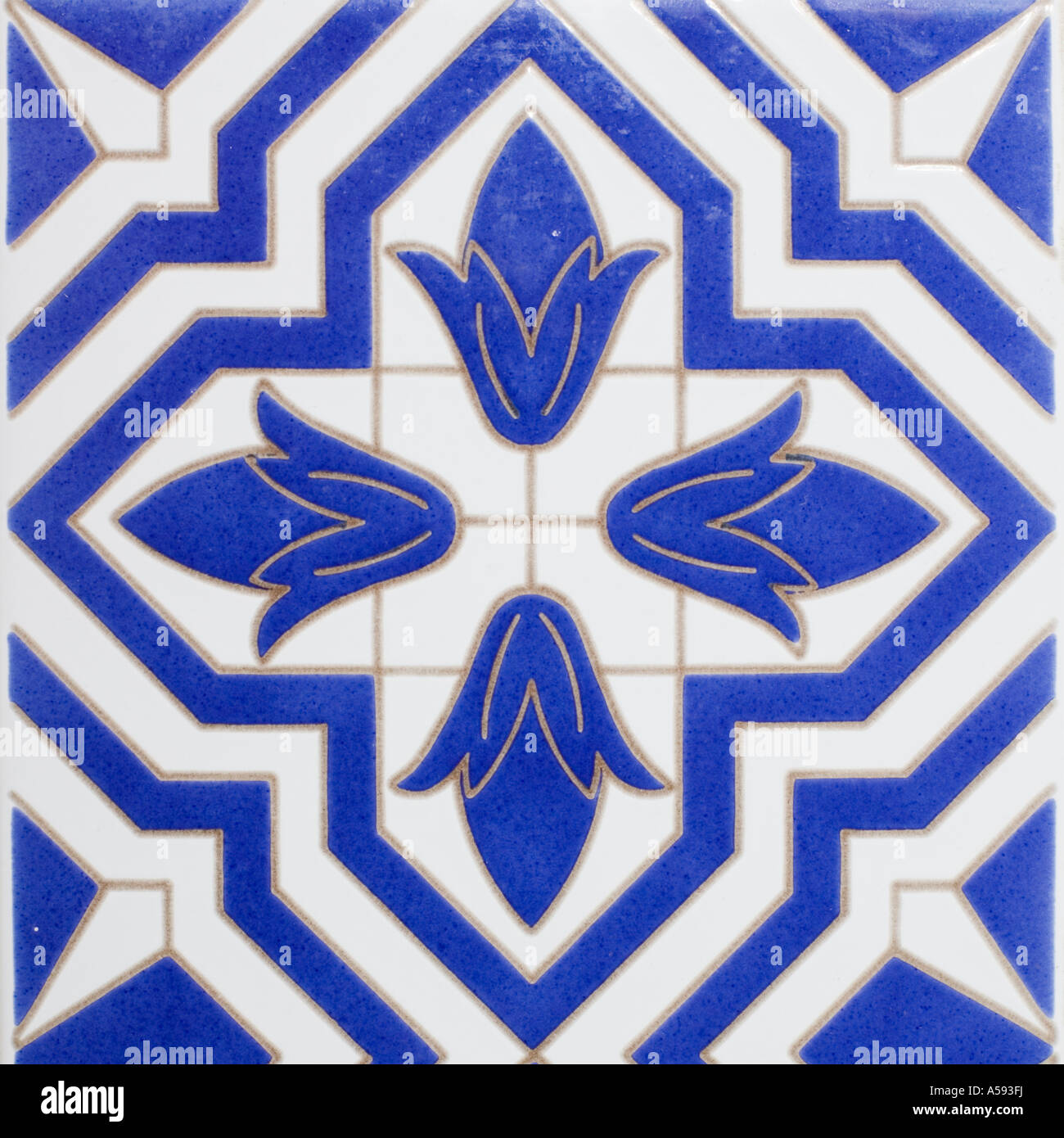 Patterns and textures Spanish wall tile Stock Photo - Alamy