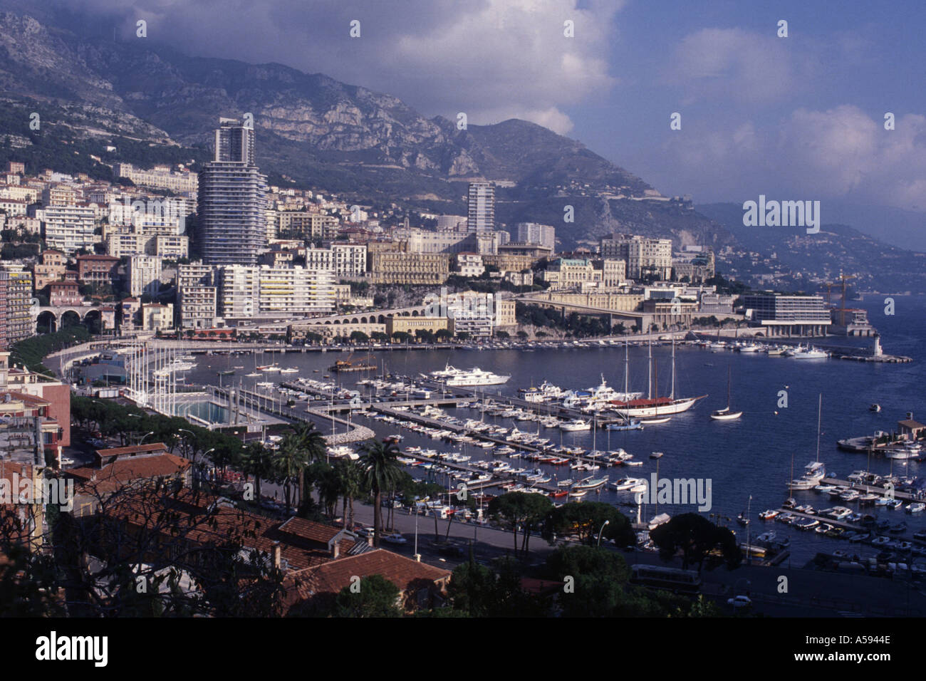 Harbor at Monaco Stock Photo - Alamy
