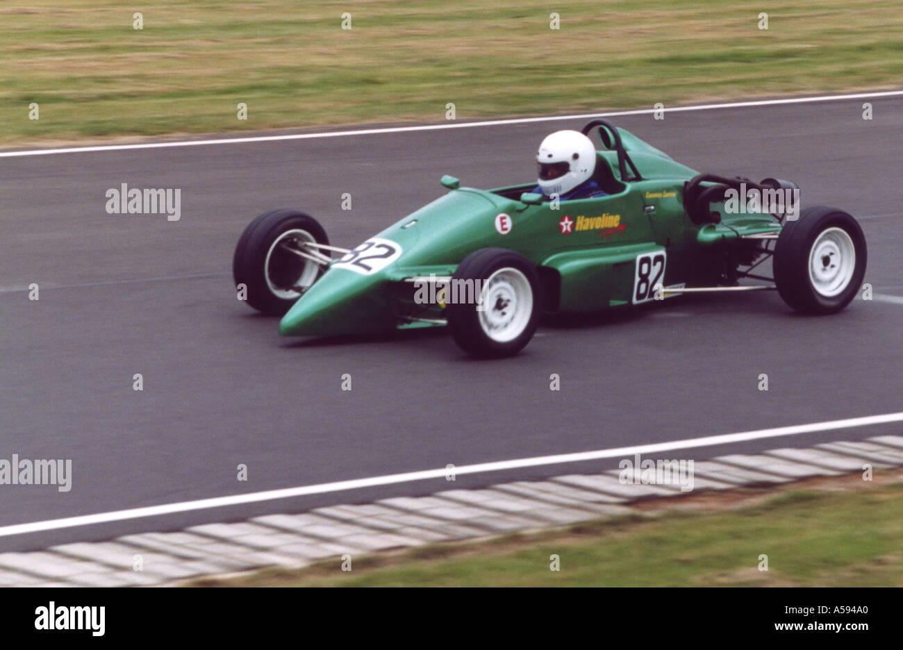 Formula Ford racing car at a Motor Racing Circuit England GB UK 2002 ...