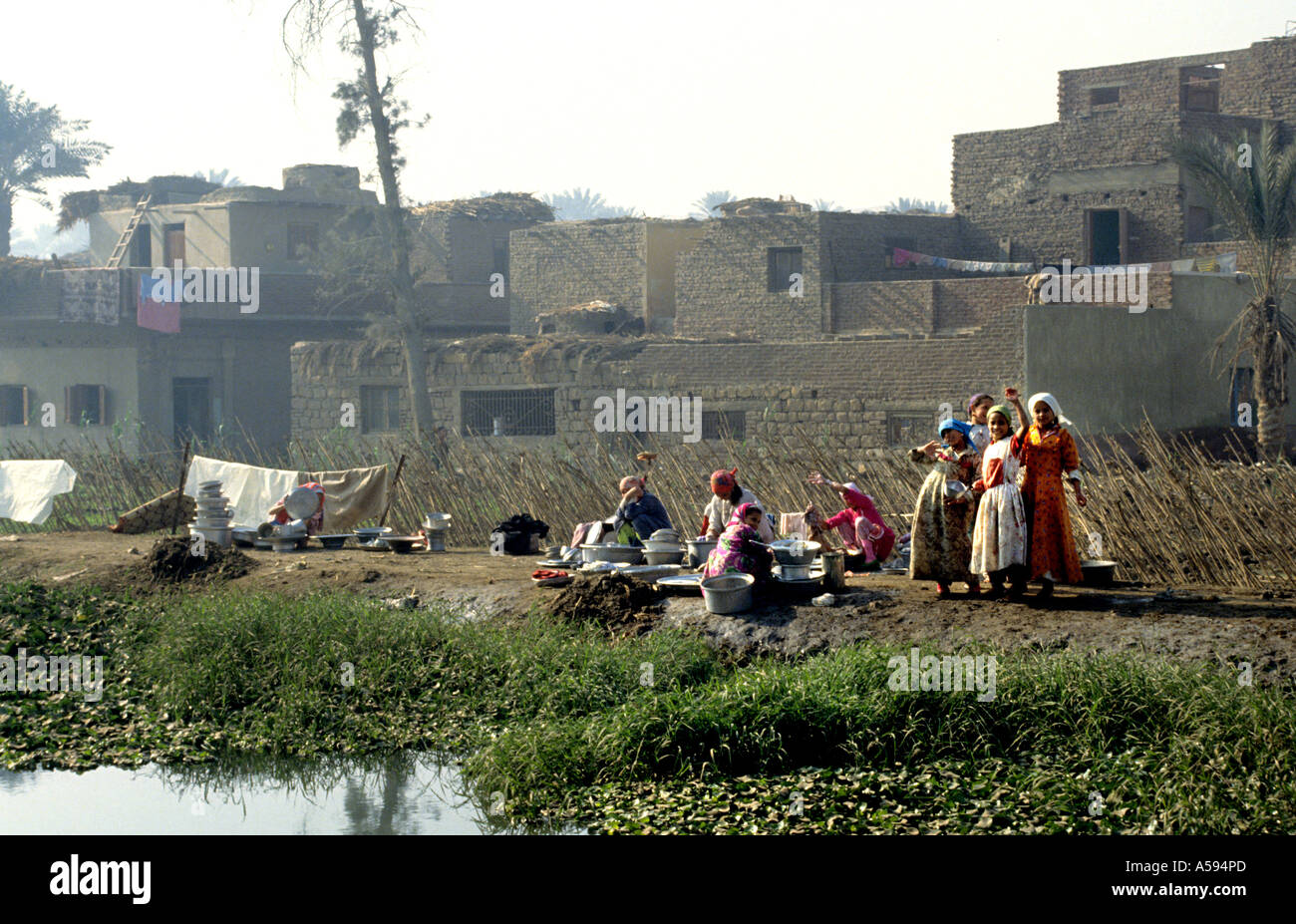Egyptian village ancient egypt hi-res stock photography and images - Alamy