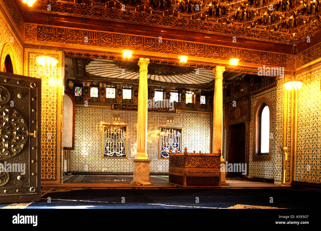 Cairo Al Manyal Palace Mohammad Ali Tawfiq Museum Egypt Stock Photo - Alamy