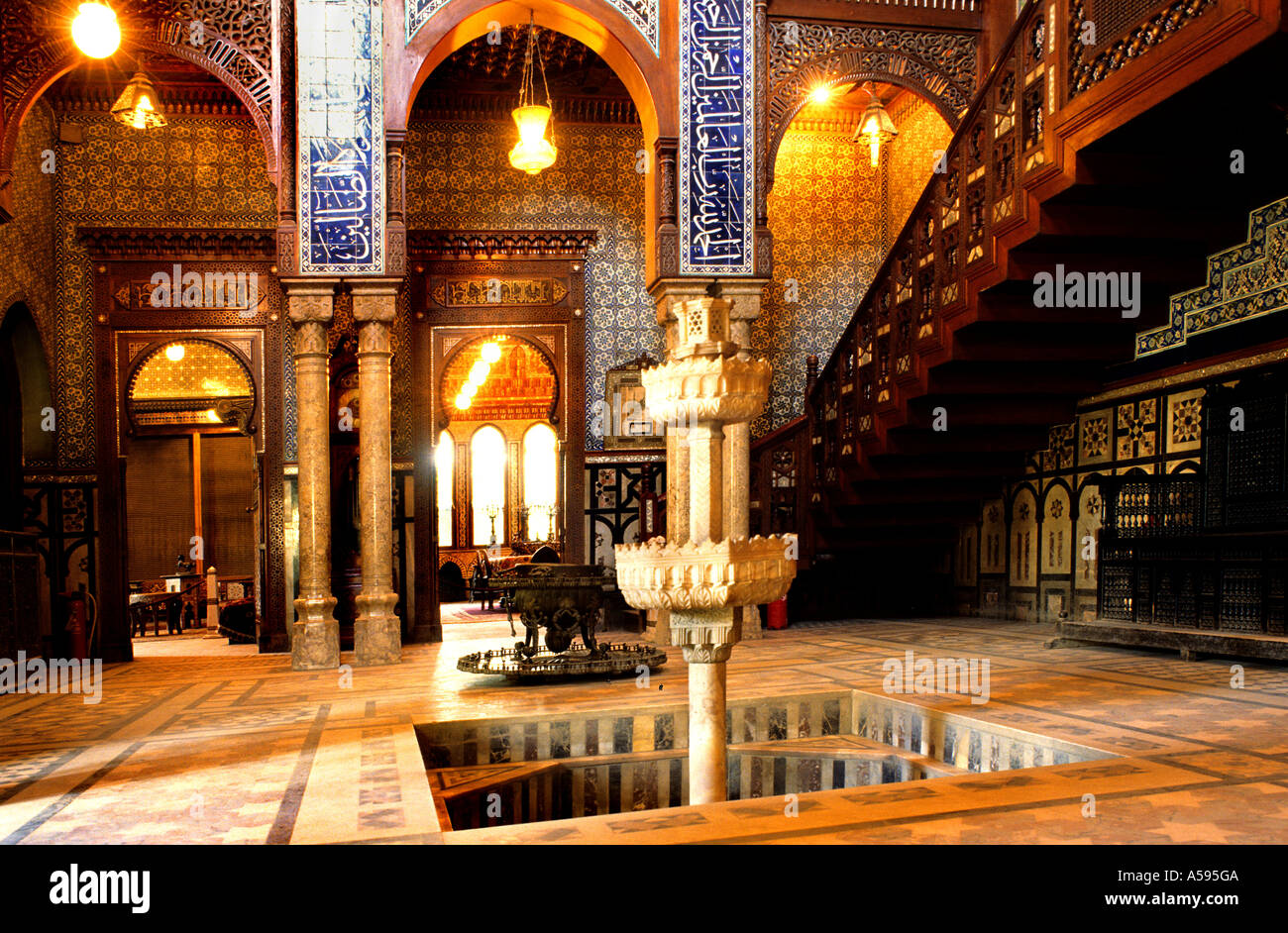 Cairo Al Manyal Palace Mohammad Ali Tawfiq Museum Egypt Stock Photo - Alamy