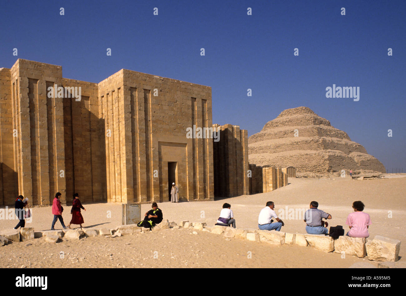 Djoser Pyramid Pyramids pyramids Egypt Egyptian Stock Photo - Alamy
