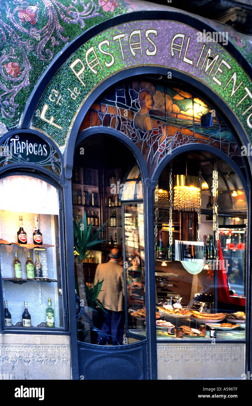 Barcelona Spain La Rambla Les Rambles Las Ramblas luxury shop chocolate ...