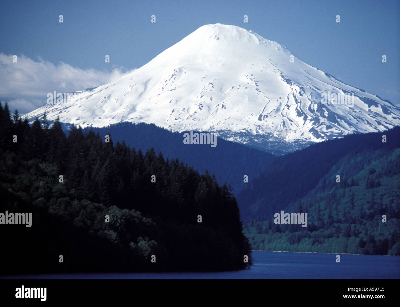 Mount St Helens Washington state USA s Yale Reservoir in 1978 Stock ...