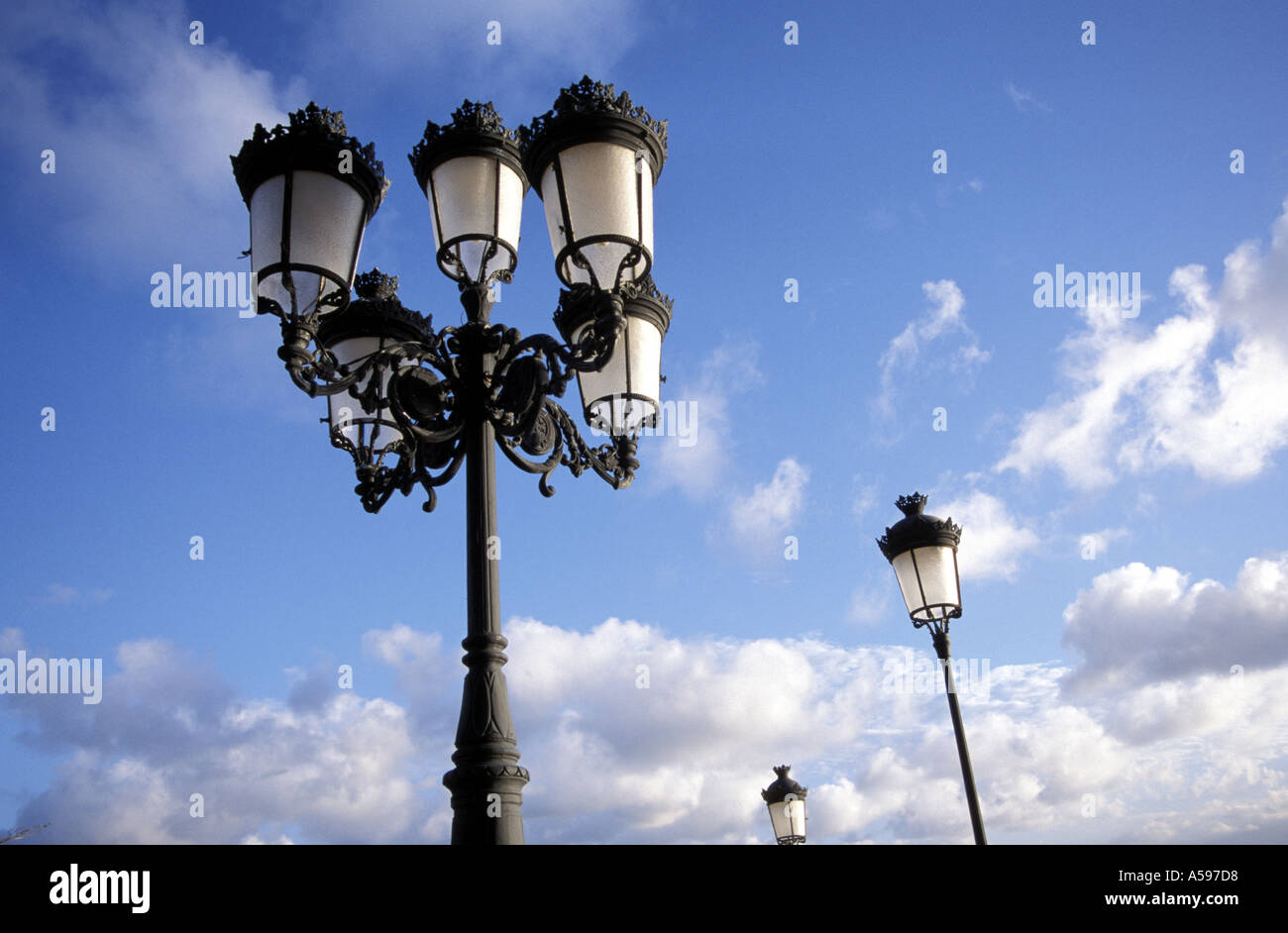 Street lights San Juan Puerto Rico Stock Photo - Alamy