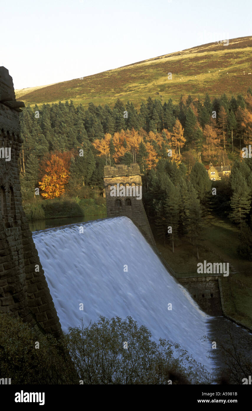 DERWENT DAM PEAK DISTRICT NATIONAL PARK DERBYSHIRE ENGLAND Stock Photo ...