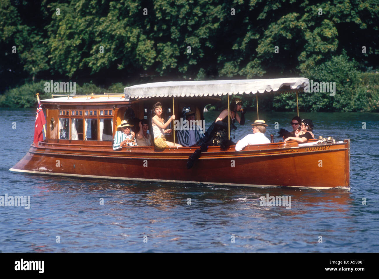 The 40ft 1923 Taylor Bates built Beaver Stern Launch Dorothy on the ...