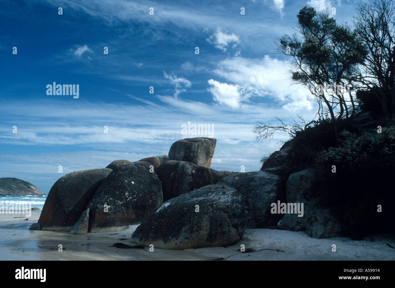 Landscape in Wilsons Promontory a national park in Australia Stock ...
