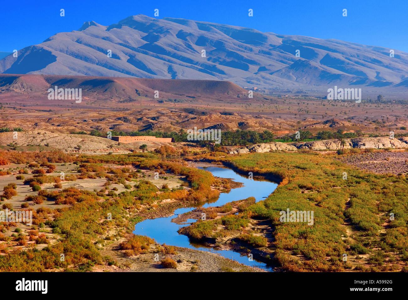 Draa river near Agdz Morocco Stock Photo - Alamy