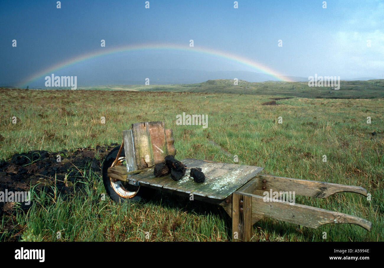 Peat cutting in ireland old hi-res stock photography and images - Alamy