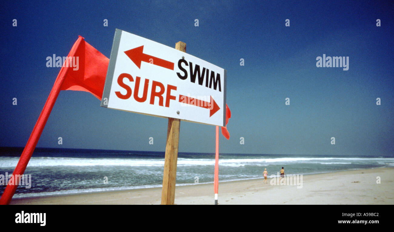 CA69 Surf and swim flags Los Angeles Stock Photo - Alamy