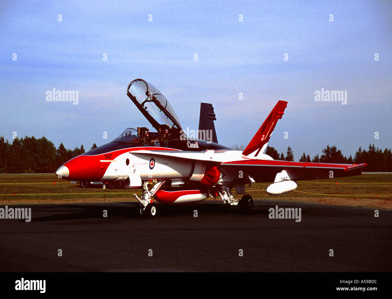 Canadian Airforce Jet Stock Photo - Alamy