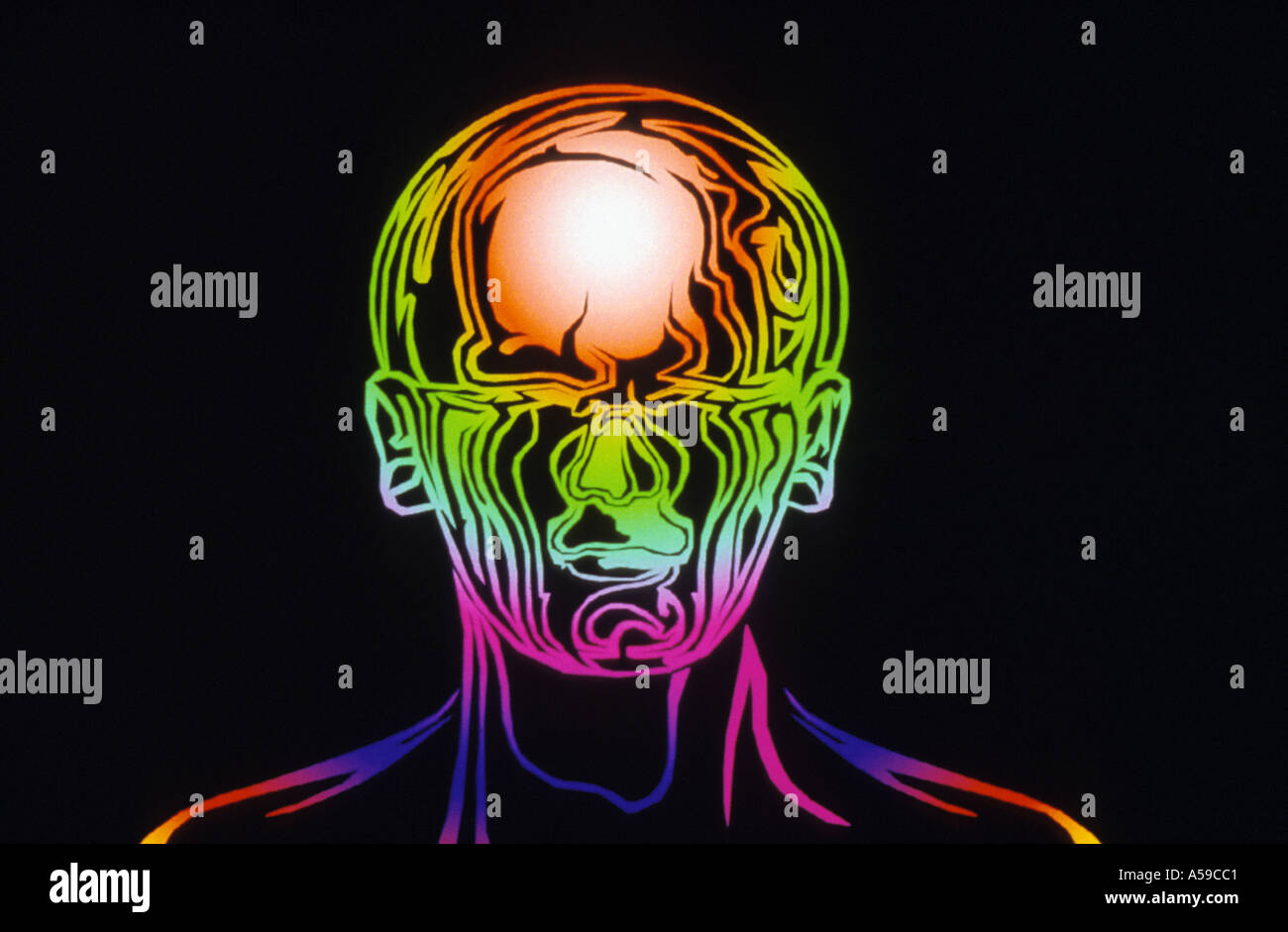 Human head hi-res stock photography and images - Alamy